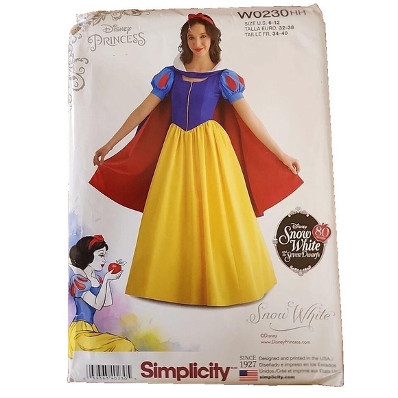 Simplicity | Bedding | Snow White Disney Princess Uncut Patterns W230 ...